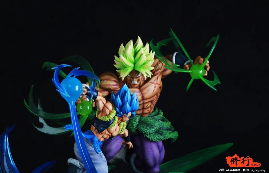 Broly vs Gogeta (from Djfungshing Studio) (READYSTOCK), Hobbies & Toys ...