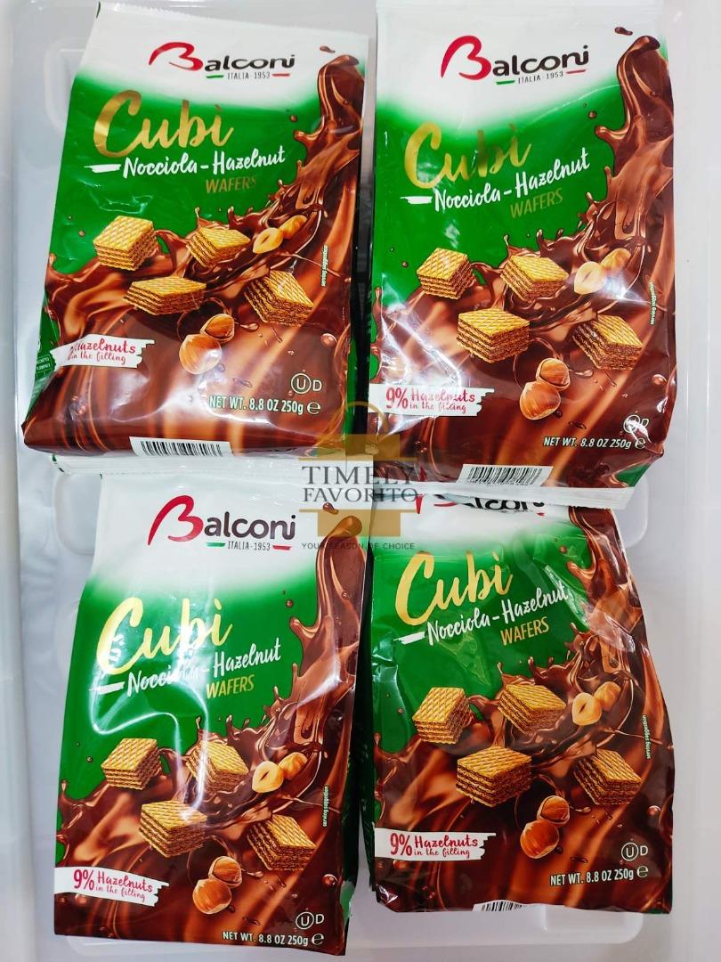 BUY 1 TAKE 1 Balconi Cubi Hazelnut Cream Filled Wafers 250g, Food ...