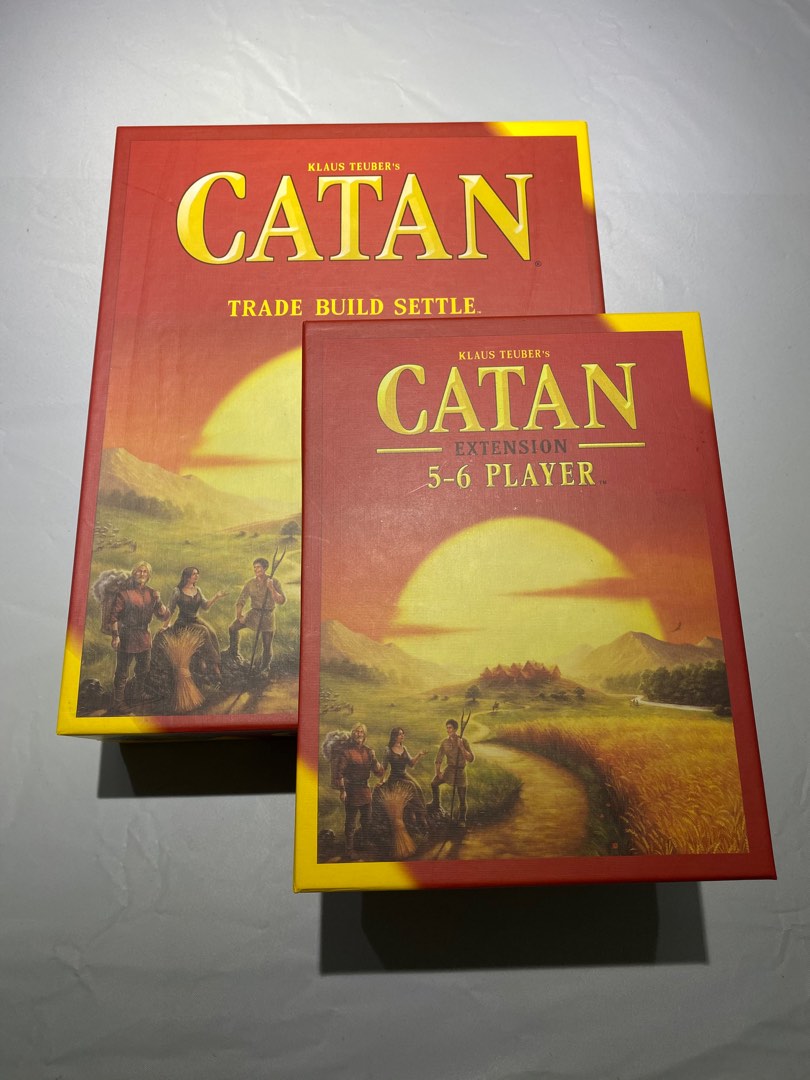 Catan (English version) 卡坦島 （英文版）board game, 興趣及遊戲, 玩具 & 遊戲類 - Carousell