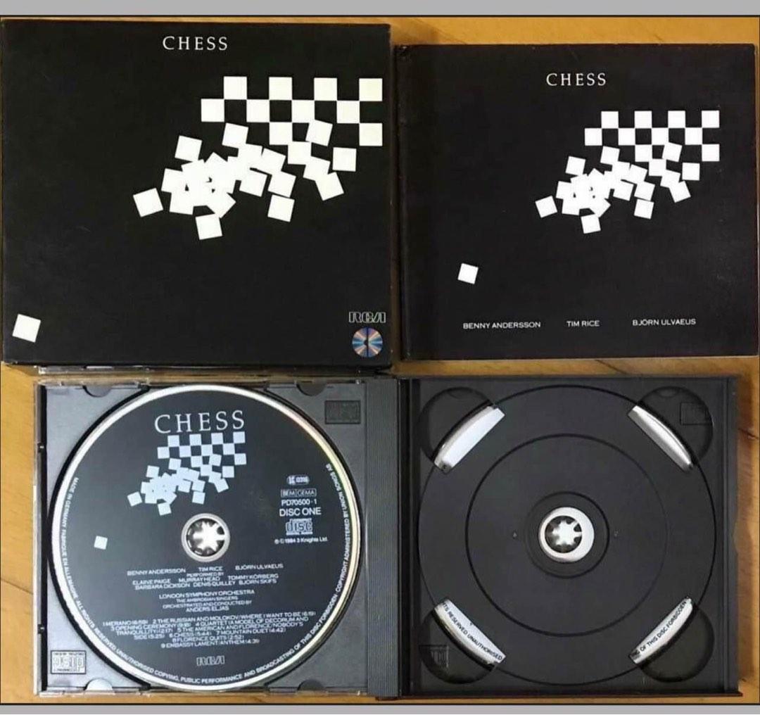 CHESS - 雙CD 盒裝 德國銀圈01首版 RCA 出品, 興趣及遊戲, 音樂樂器 & 配件, 音樂與媒體 - CD 及 DVD ...