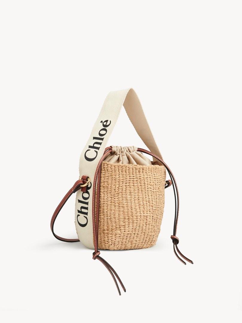 Chloe Woody Small Raffia Basket Bag, Women's Fashion, Bags & Wallets ...