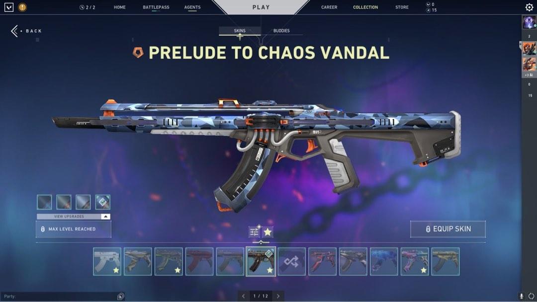 Chronovoid Bundle Stacked Valorant Account, Video Gaming, Gaming ...