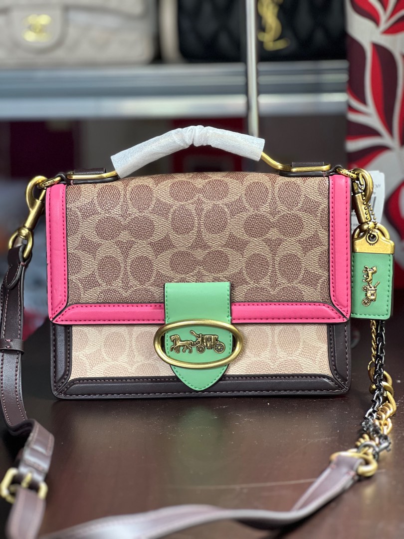 Coach Riley Multi Color, Luxury, Bags & Wallets on Carousell