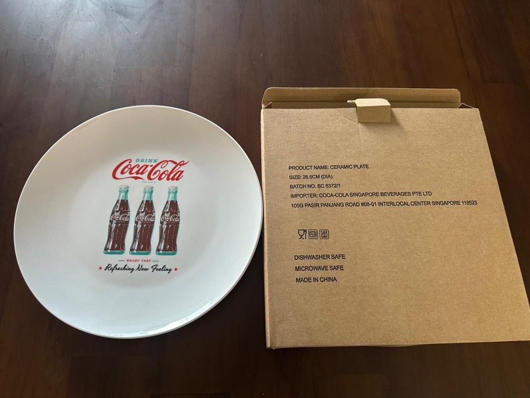 Coca Cola Ceramic Plates, Furniture & Home Living, Kitchenware ...