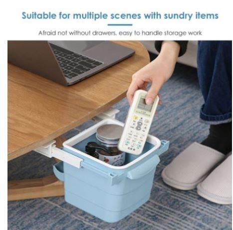 Concealed drawer type trash can, retractable track, home office desk ...