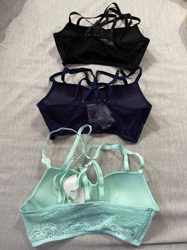 Cotton On Body Trinity Lace pullover bras 70A-B, Women's Fashion, New ...