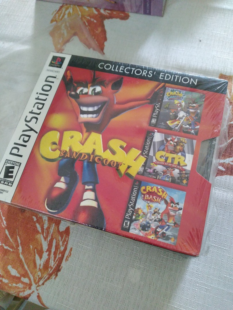 Crash Bandicoot Collector's Edition PlayStation, Video Gaming, Video ...