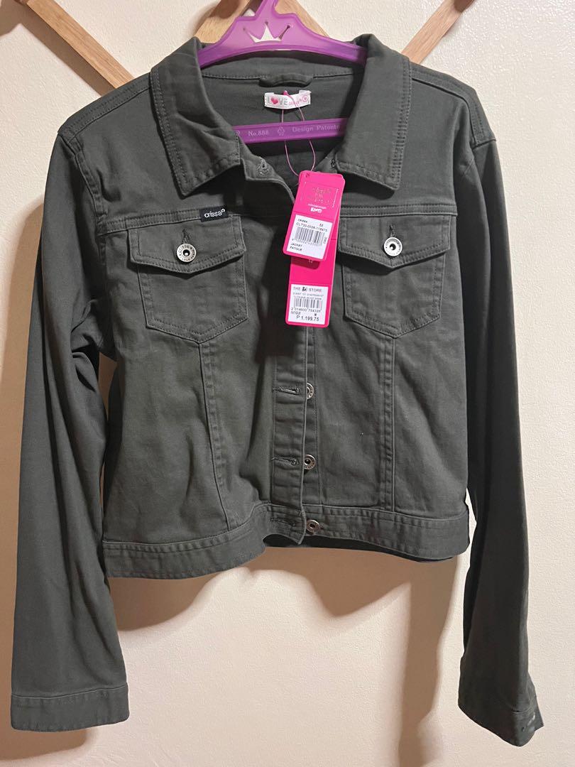 Crissa Jacket in Fatigue, Women's Fashion, Coats, Jackets and Outerwear ...