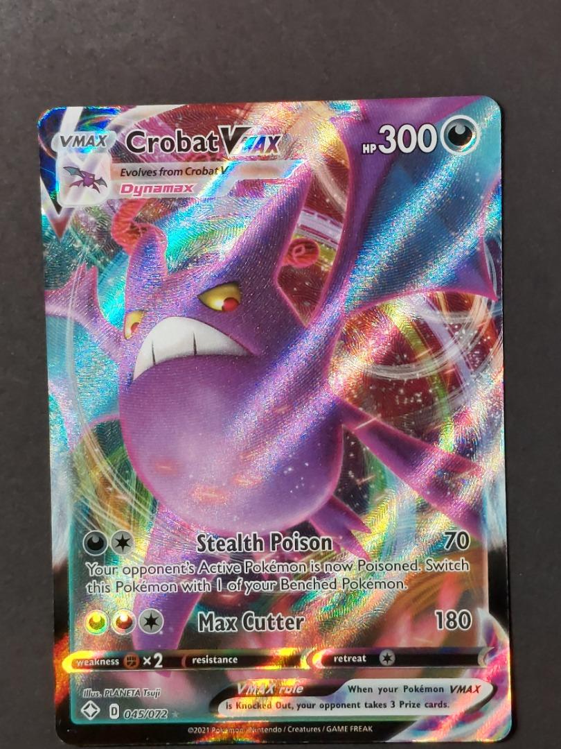 Crobat Vmax 045/072, Hobbies & Toys, Toys & Games on Carousell
