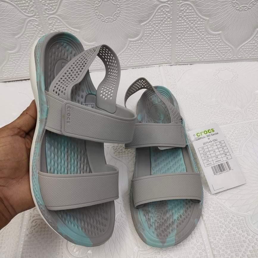 Crocs literide sandal, Women's Fashion, Footwear, Flats & Sandals on ...