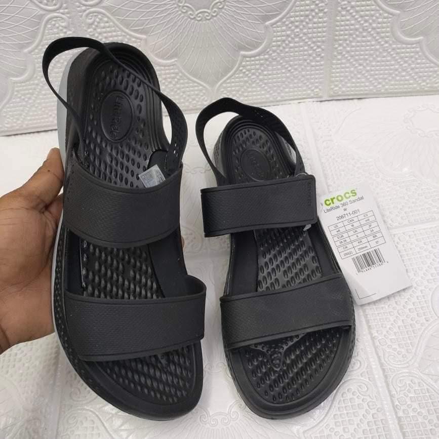 Crocs literide sandal, Women's Fashion, Footwear, Flats & Sandals on ...