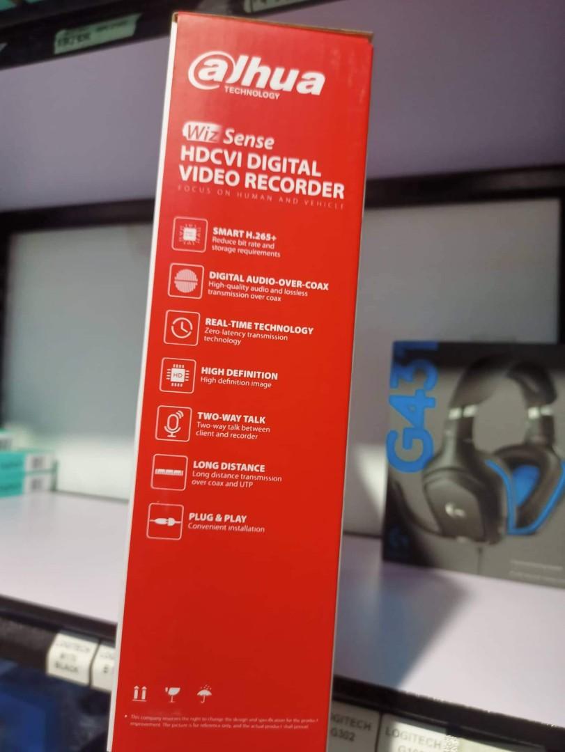 Dahua 8 Channel Wiz Sense HDCVI XVR DVR 1 HDD Bay (DH-XVR4108HS-I ...