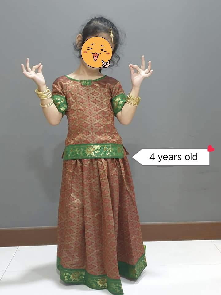 Deepavali costume, Babies & Kids, Babies & Kids Fashion on Carousell