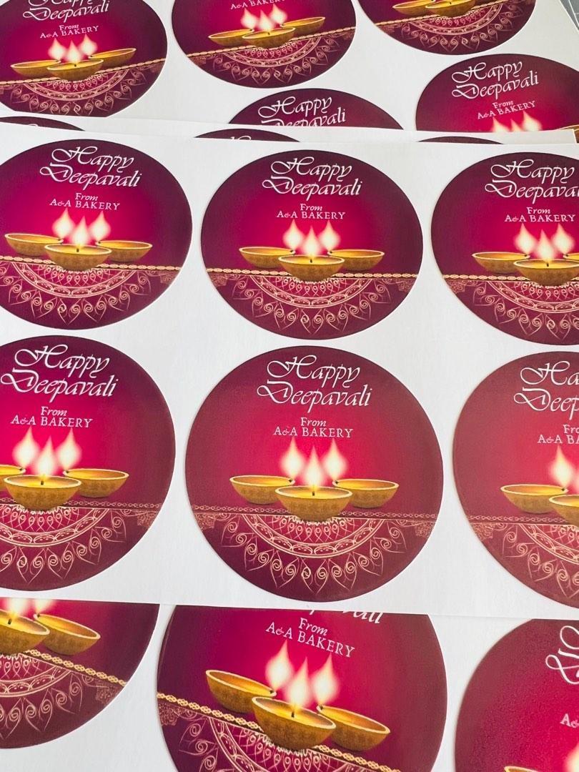 Deepavali Sticker Printing, Hobbies & Toys, Stationery & Craft, Other ...
