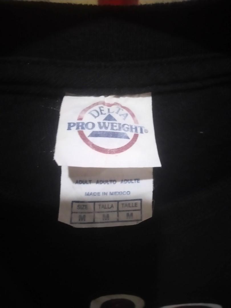 DELTA Pro Weight vintage oversize t-shirt, Fesyen Pria, Pakaian ...
