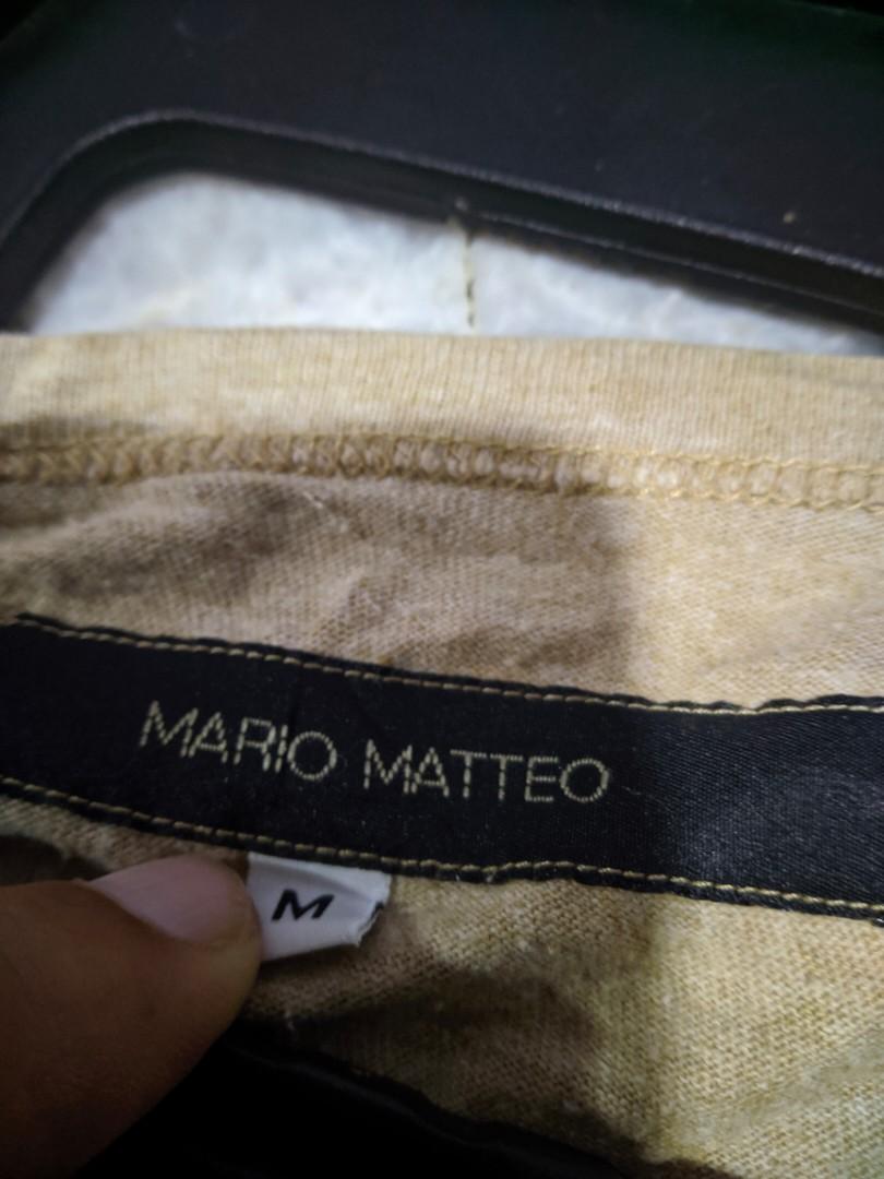 DESINGER MARIO MATTEO ITALY, Men's Fashion, Tops & Sets, Tshirts & Polo Shirts on Carousell