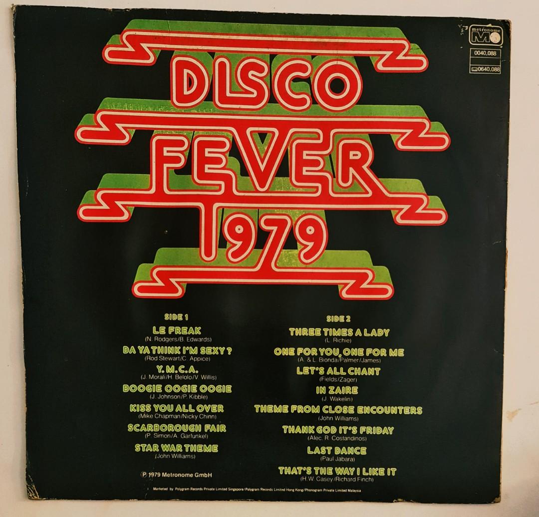 Disco Fever Hits 1979 - LP Vinyl Record Piring Hitam, Hobbies & Toys ...