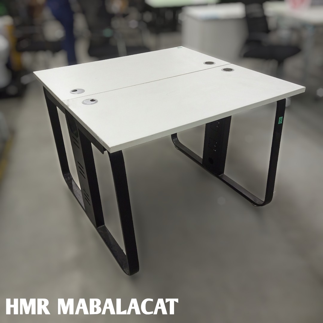 Double Sided Laminated Top Table with socket, Furniture & Home Living ...