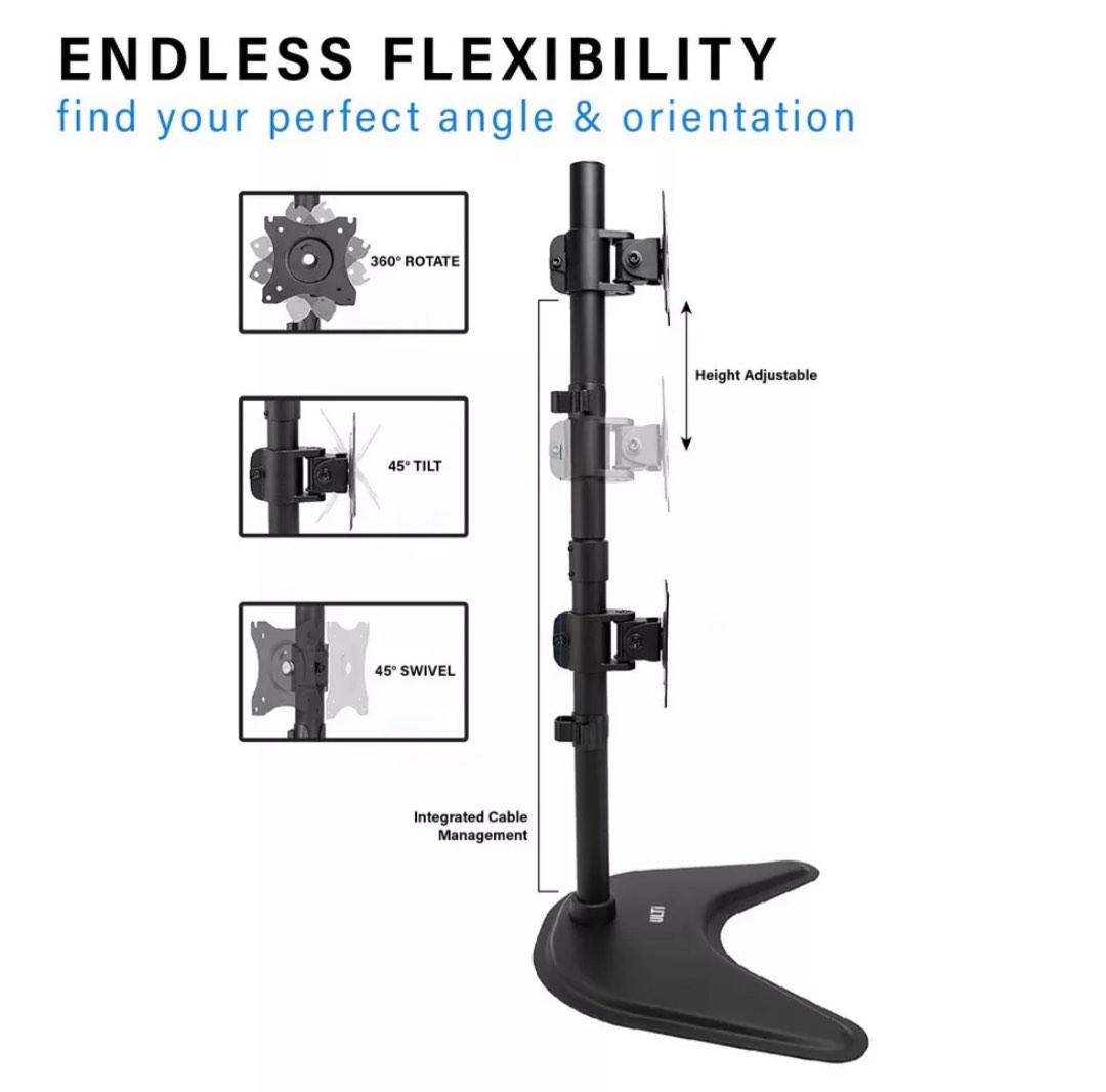 Dual Monitor Vertical Desk Stand Mobile Phones Gadgets Mobile Gadget Accessories Mounts