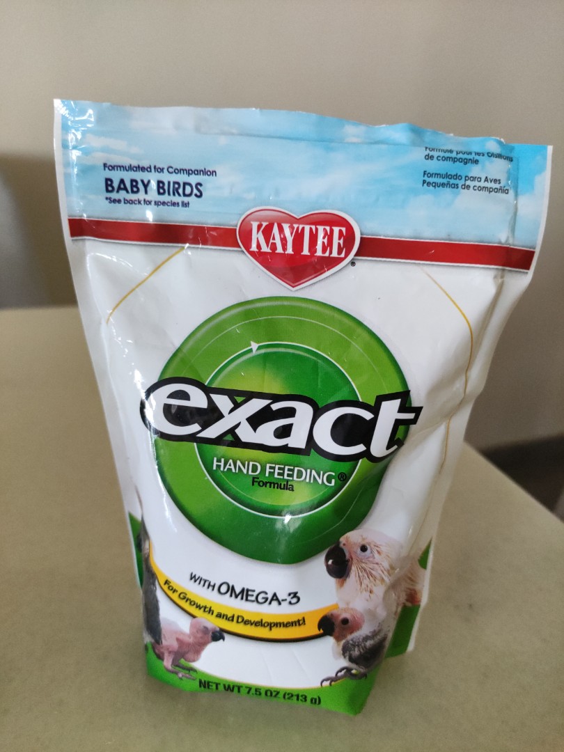Exact baby bird formula, Pet Supplies, Pet Food on Carousell