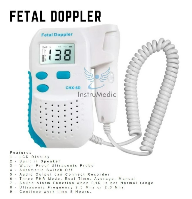 FETAL DOPPLER WILCARE CHX-6D, Health & Nutrition, Medical Supplies ...