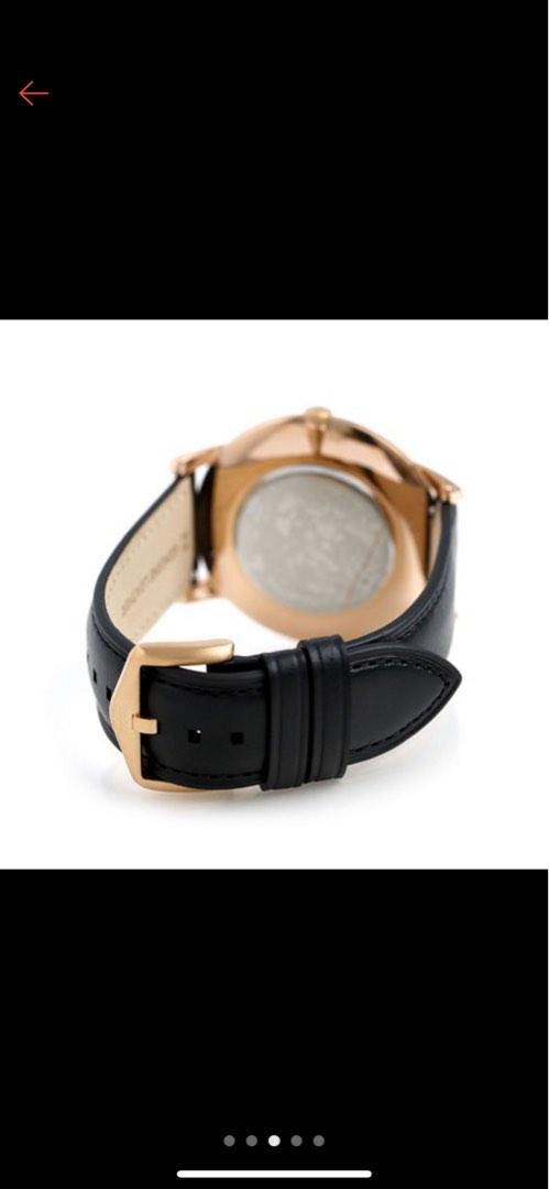 Fossil watch - Minimalist Slim Three-hand Black Leather Watch FS5376 ...