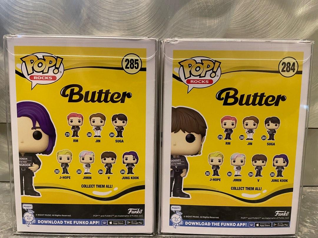 Funko Pop - 284 285 - BTS Butter - V & Jung Kook, Hobbies & Toys, Toys & Games on Carousell