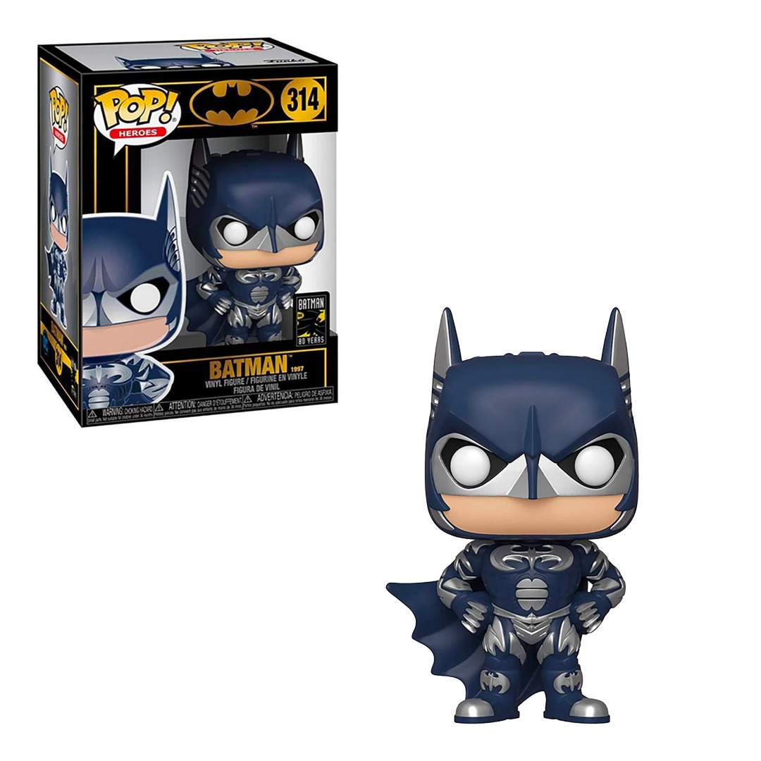 Funko POP! Heroes #314: DC Batman 1997 Exclusive Vinyl Figure, Hobbies ...