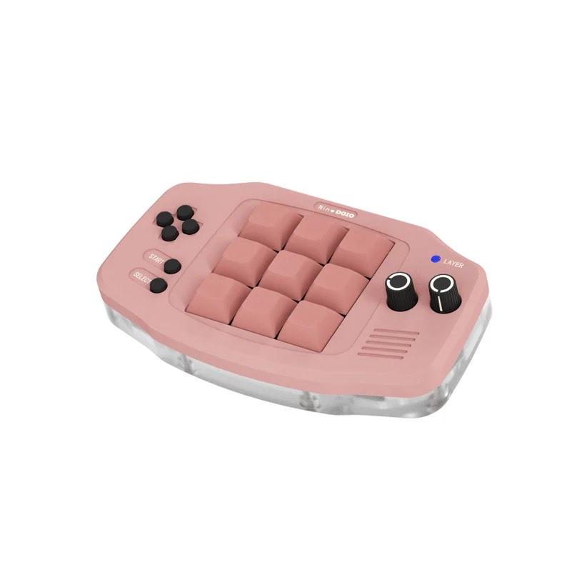 GBA Style Programmable Knob Mini Wired Mechanical Keyboard Numeric ...