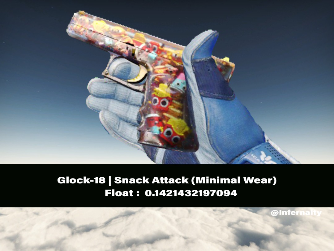 Glock-18 Snack Attack MW CSGO SKINS KNIVES, Video Gaming, Gaming ...