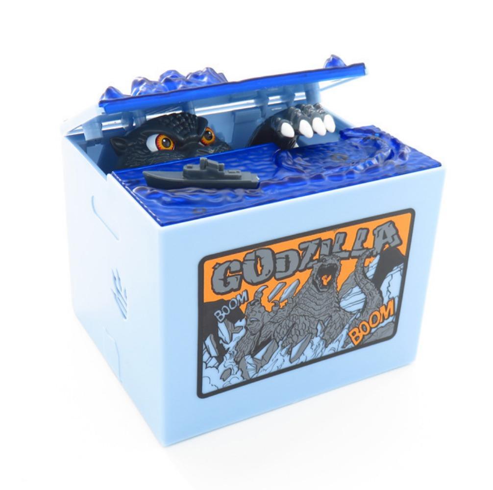 Godzilla Movie Musical Monster Moving LED Light Up Electronic Coin ...