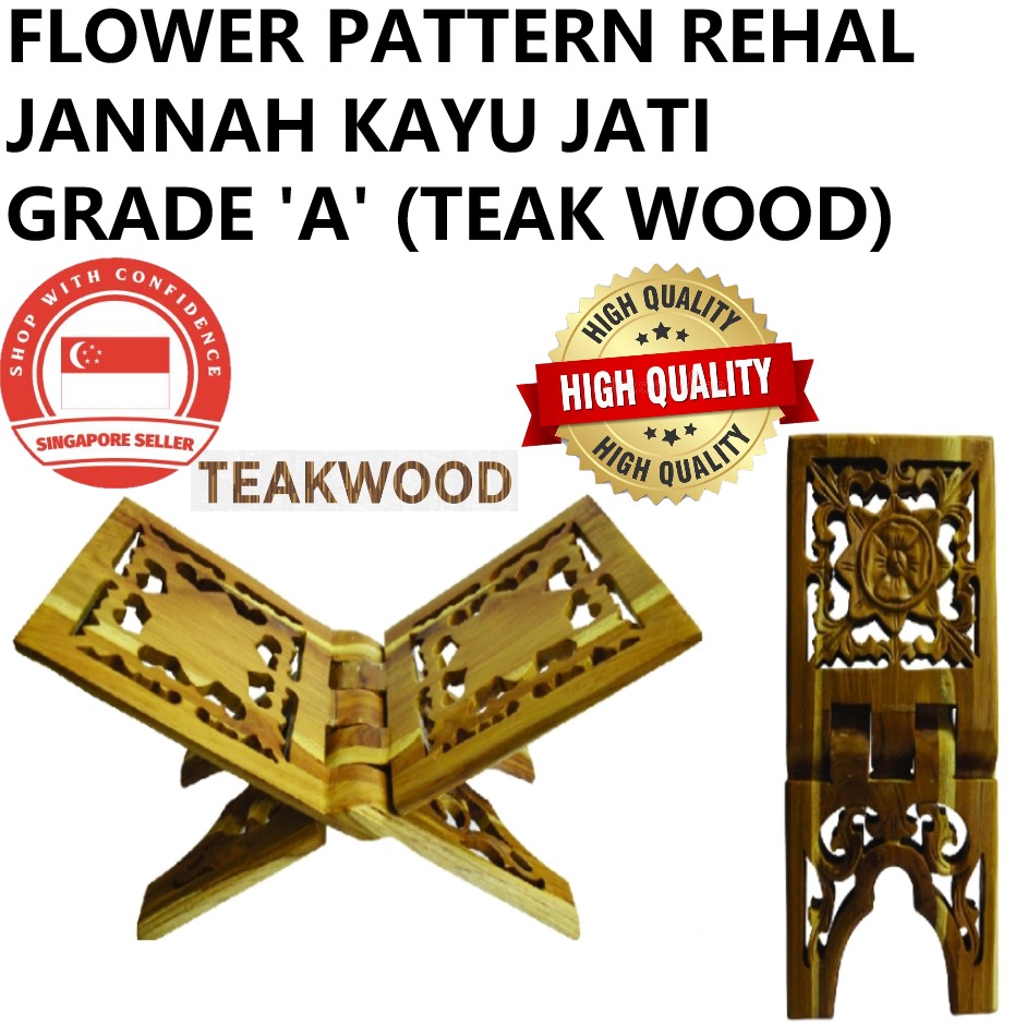 GRADE A FLOWER PATTERN TEAK WOOD REHAL/REHAL KAYU JATI JANNAH CORAK ...