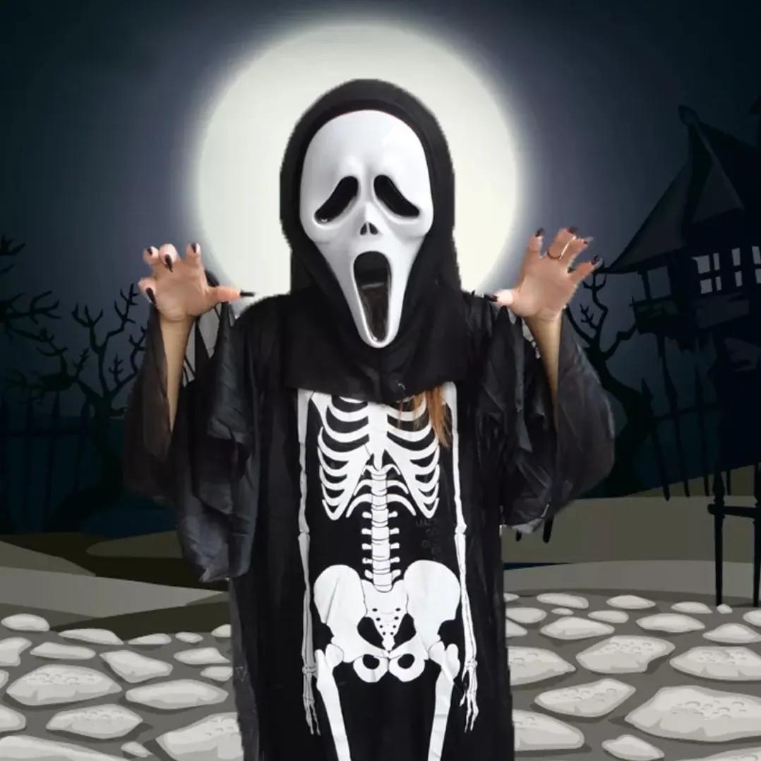 SOLD OUT! Halloween Ghost Skeleton Skull Costume, Babies & Kids, Babies ...