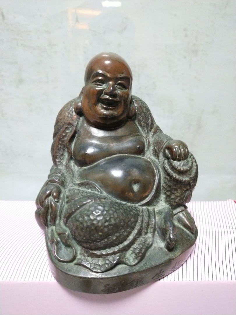 Hang Seng Bank Coin Bank ~ Laughing Buddha, Hobbies & Toys, Memorabilia ...