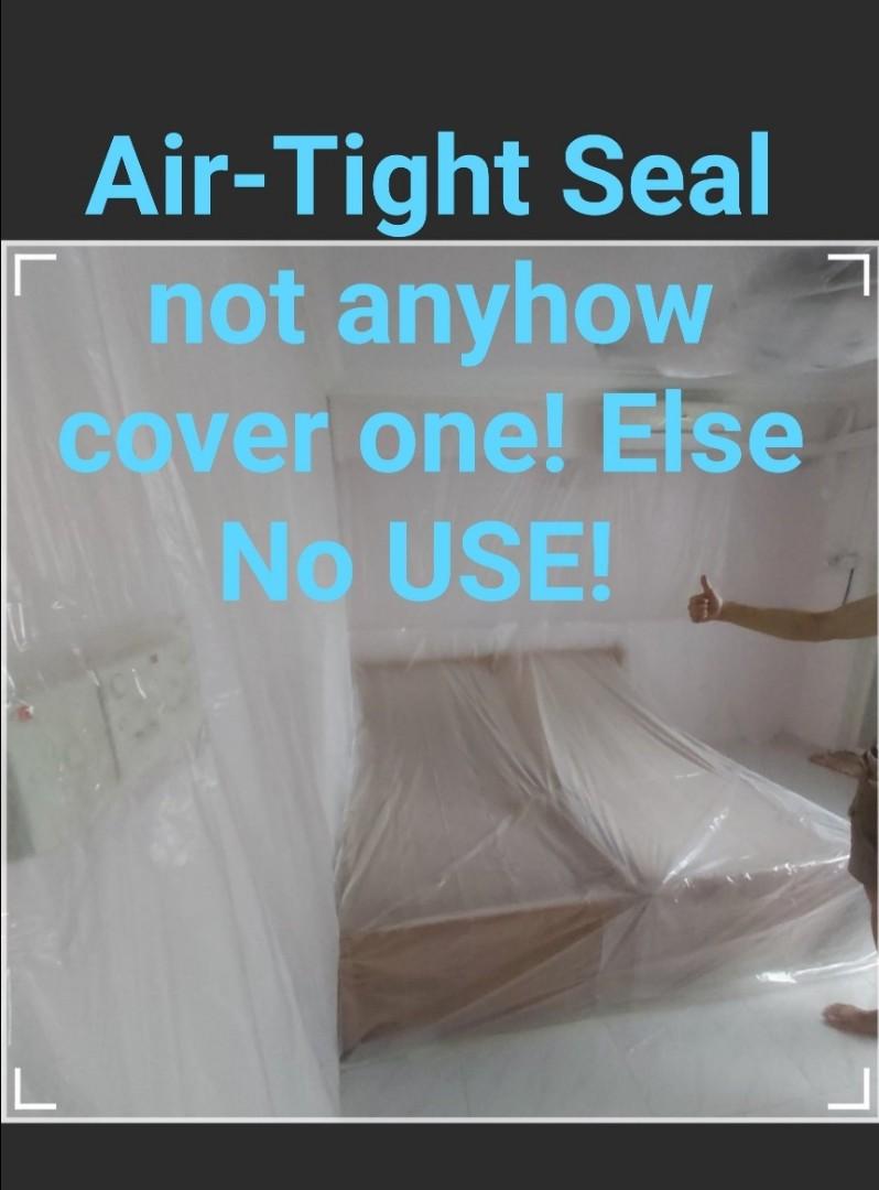 High Density & Quality HDB HIP Toilet Renovation useful DustSheets 9x12 ...