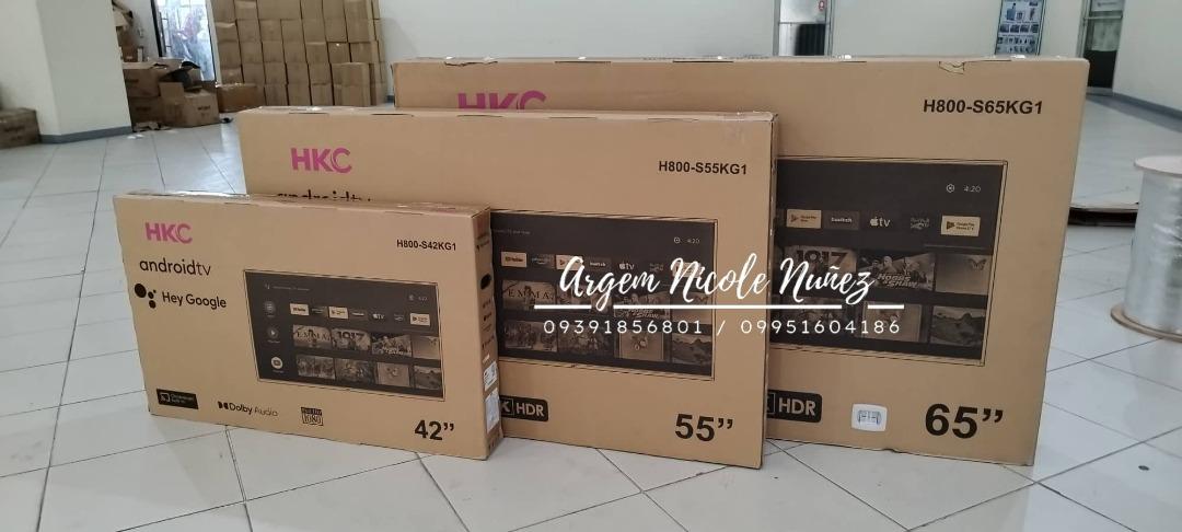 HKC Smart Android LED TV Newly Stocks Available on Hand, TV & Home ...