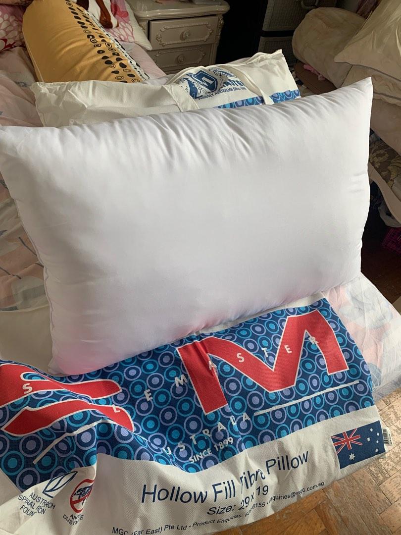 Hollow Fill Fibre Pillow, Furniture & Home Living, Bedding & Towels on ...