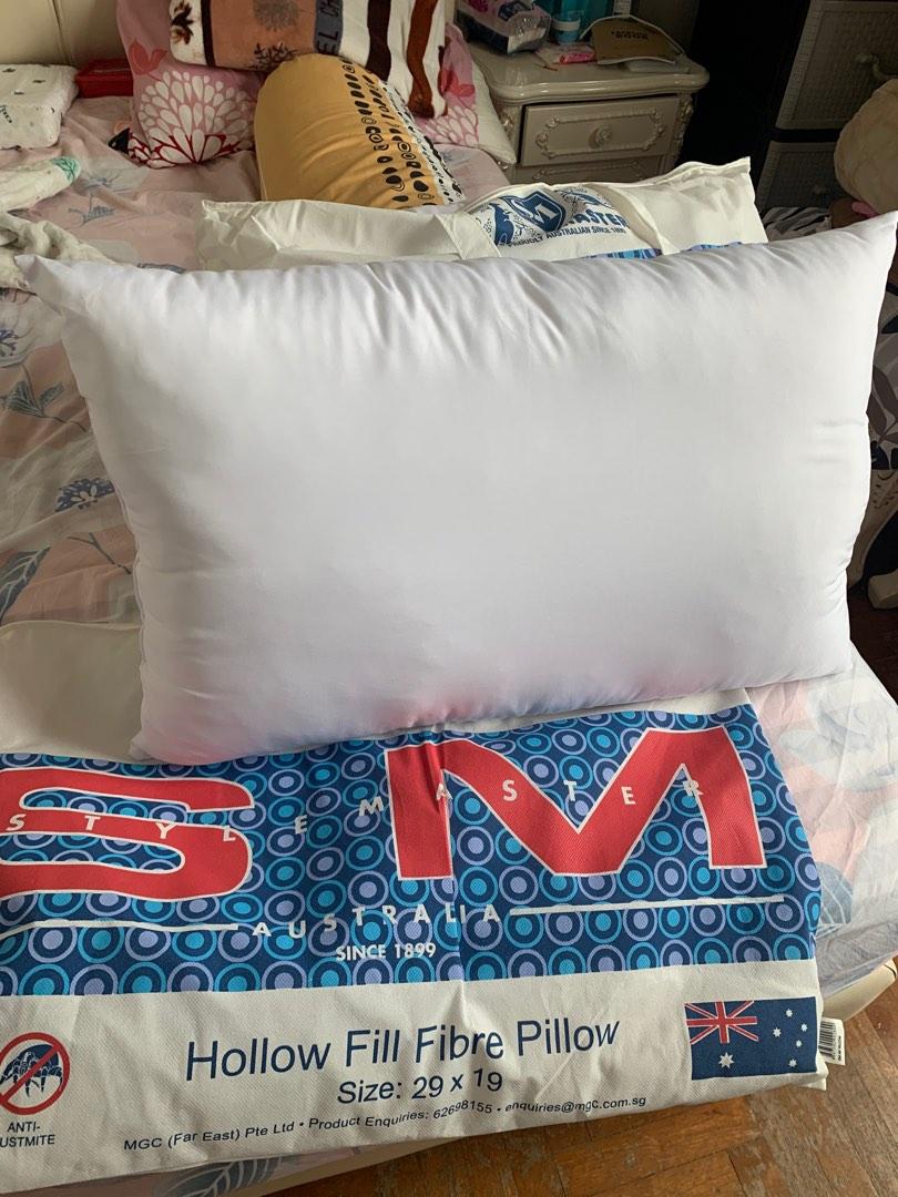 Hollow Fill Fibre Pillow, Furniture & Home Living, Bedding & Towels on ...