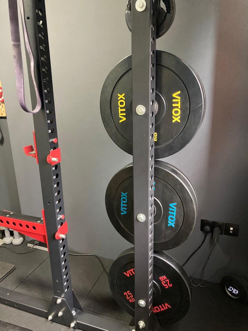 Home Gym squat rack with bench, Sports Equipment, Exercise & Fitness ...