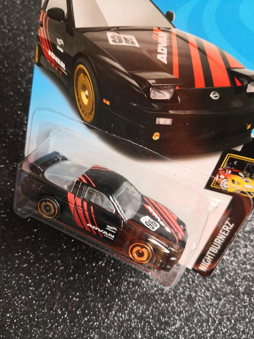Hot Wheels '96 Nissan 180SX Type X Advan Black, Hobbies & Toys, Toys & Games on Carousell