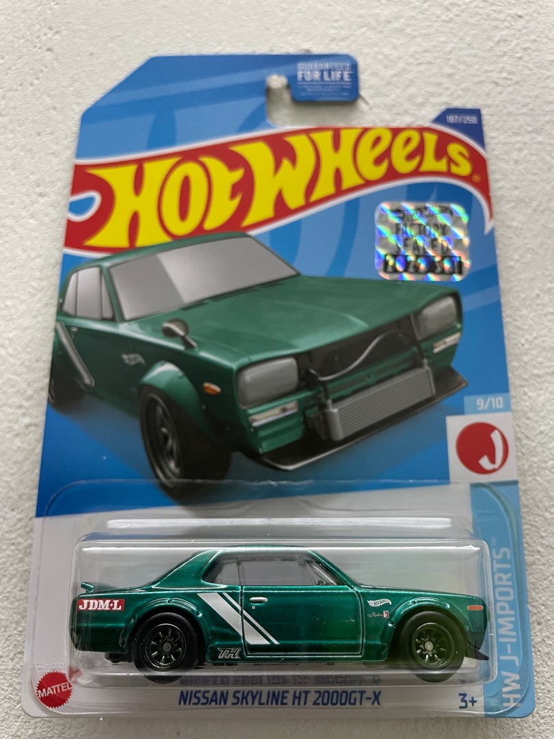 Hot Wheels Nissan Skyline Hako 2022 STH Green Super Treasure Hunt ...