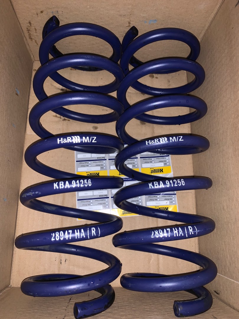 H&R sports lowering spring for BMW F10, Car Accessories, Accessories on ...