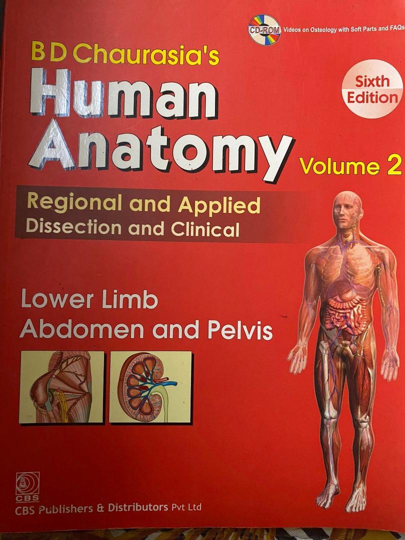 Human Anatomy Books Vol. 1&2, Hobbies & Toys, Books & Magazines ...