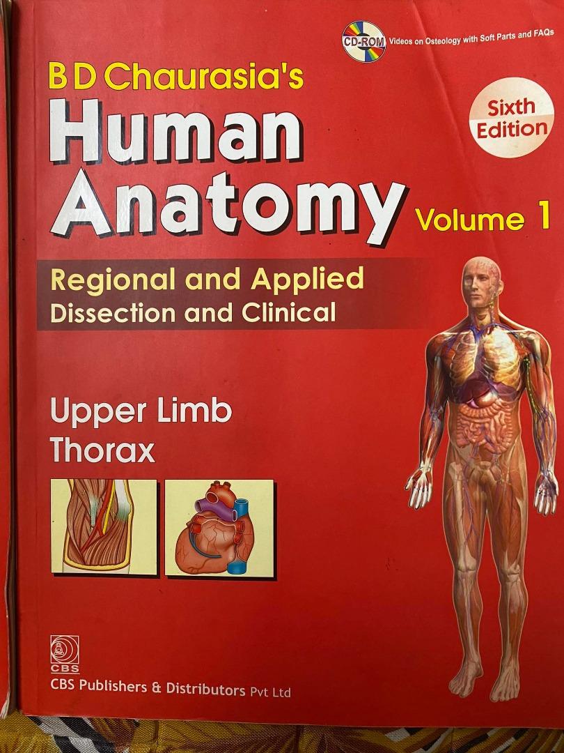 Human Anatomy Books Vol. 1&2, Hobbies & Toys, Books & Magazines ...