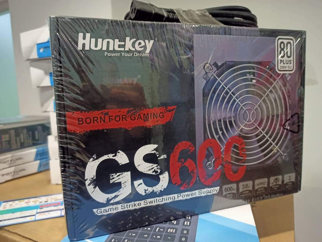 Huntkey GS Series GS 600 500 Watts Power Supply 80 Plus Certified True Rated, Computers & Tech ...