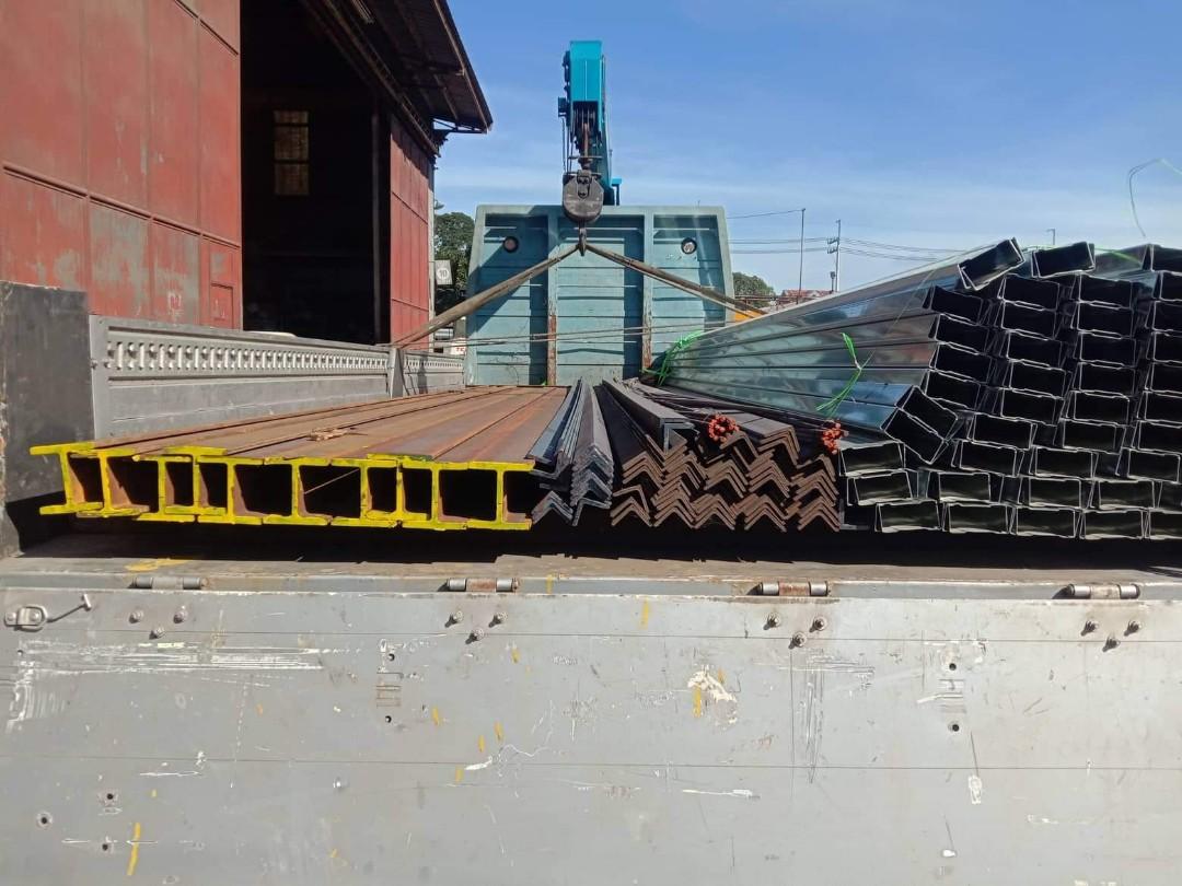 I BEAM, H BEAM C PURLINS, C CHANNEL, ANGLE BAR, TUBULAR, MS PLATE, ETC ...