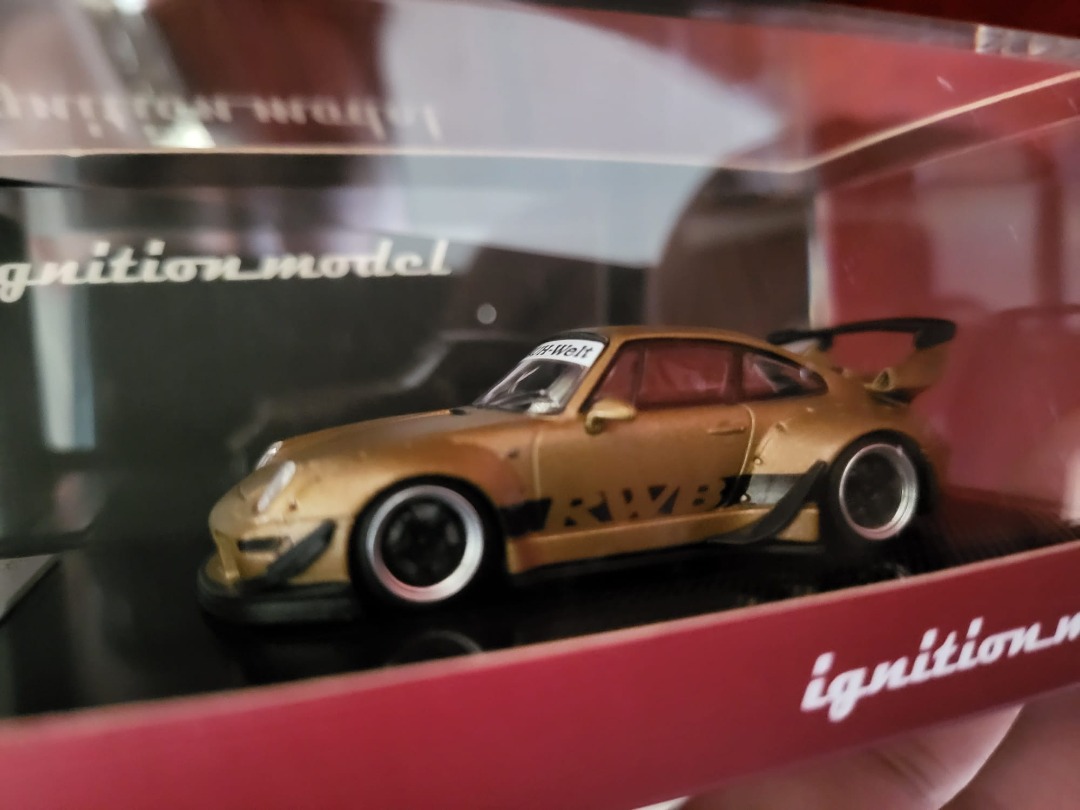 Ignition Model RWB 993 Porsche 1/64 Matte Gold, Hobbies & Toys, Toys ...