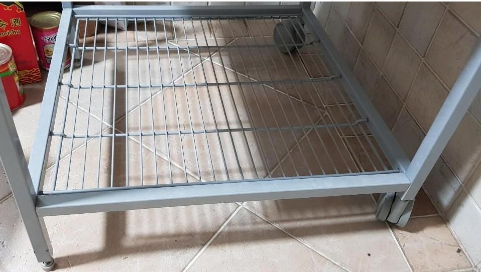IKEA 3 Tier Metal Trolley With Storage Rack, Furniture & Home Living ...