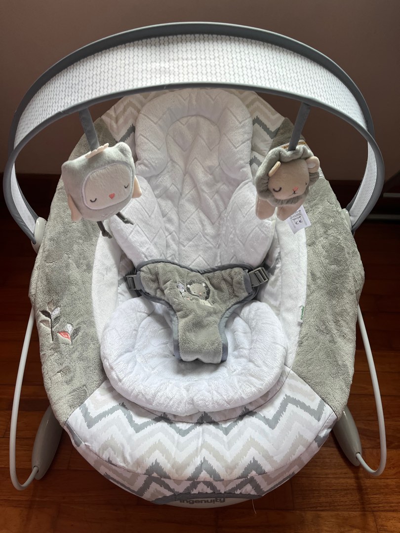 Ingenuity Smartbounce Auto Bouncer Braden, Babies & Kids, Infant ...
