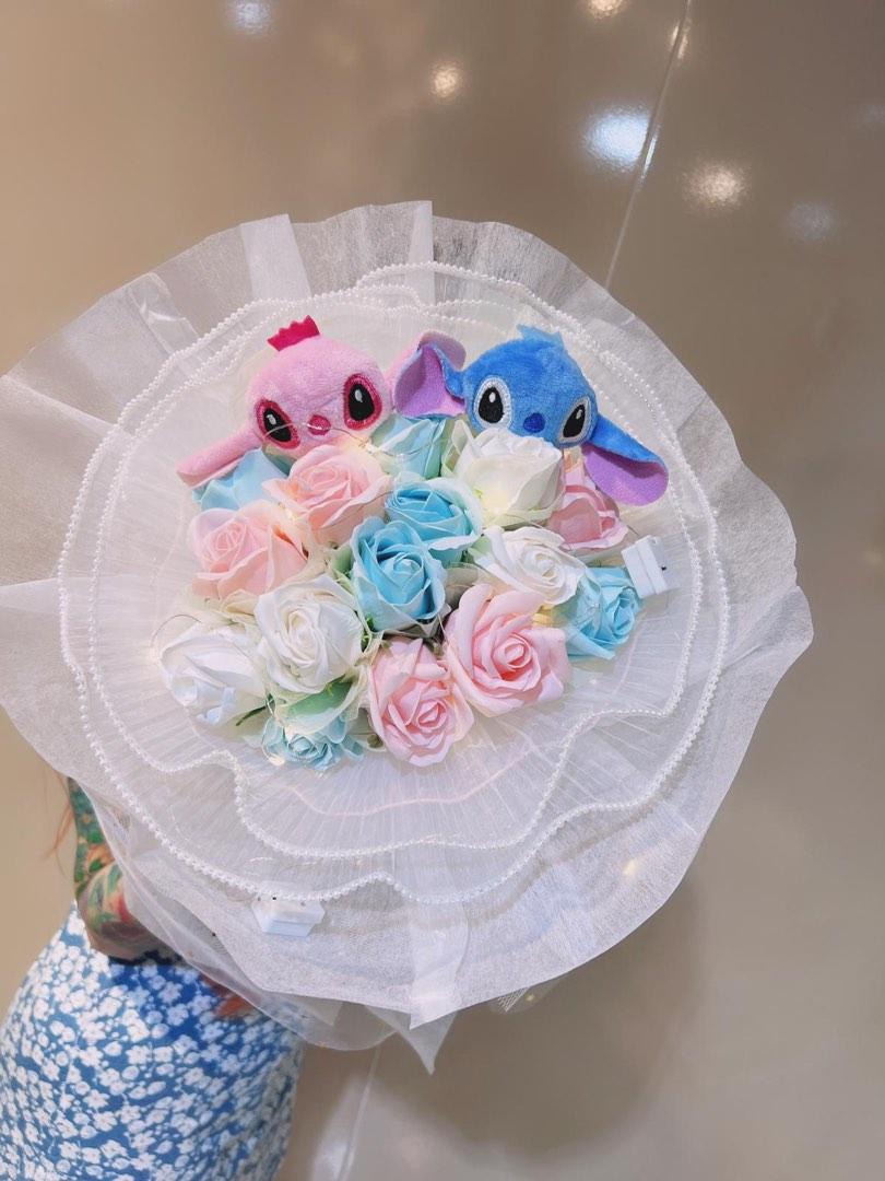 INSTOCK LILO AND STITCH SOAP ROSE BOUQUETS, Hobbies & Toys, Stationery ...